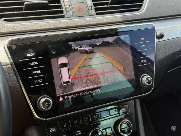 White Skoda SuperB 2018 in Vilkaviskis, with an engine capacity of 1.97 L and mileage of 227 thousand km for 13700 €, photo 8 on AUTOMOTO.COM.LV