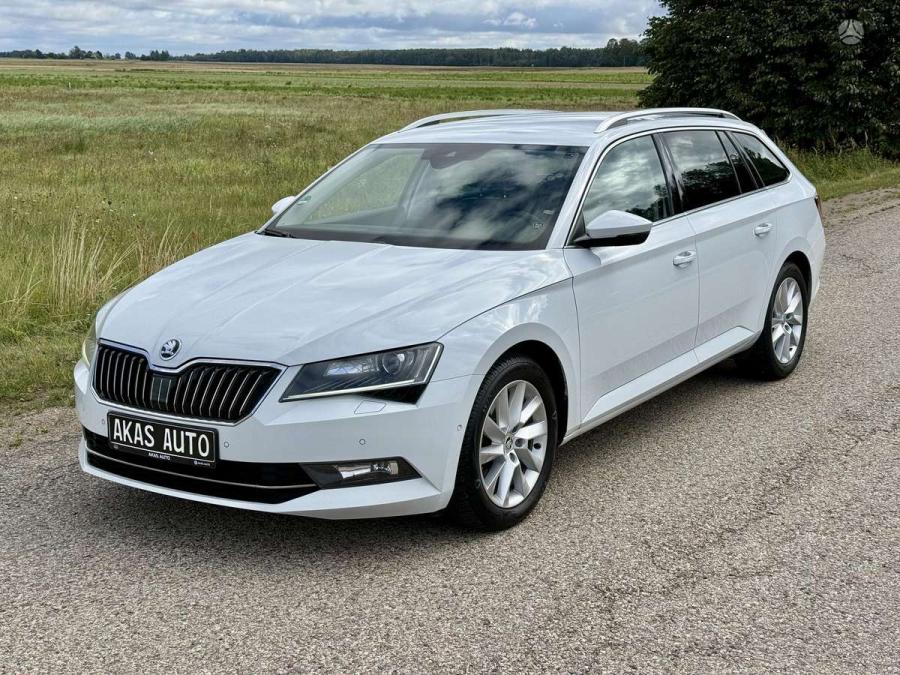 Balts Skoda SuperB 2018 Vilkaviškis, ar dzinēja tilpumu 1.97 L un nobraukumu 227 tūkst. km par 13300 €, foto 1 vietnē AUTOMOTO.COM.LV