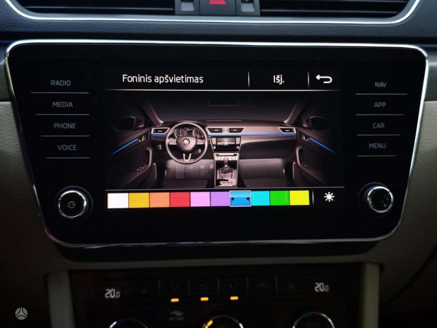 Balts Skoda SuperB 2018 Viļņa, ar dzinēja tilpumu 1.97 L un nobraukumu 208 tūkst. km par 17900 €, foto 21 vietnē AUTOMOTO.COM.LV