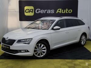 Balts Skoda SuperB 2018 Viļņa, ar dzinēja tilpumu 1.97 L un nobraukumu 198 tūkst. km par 13950 €, foto  vietnē AUTOMOTO.COM.LV