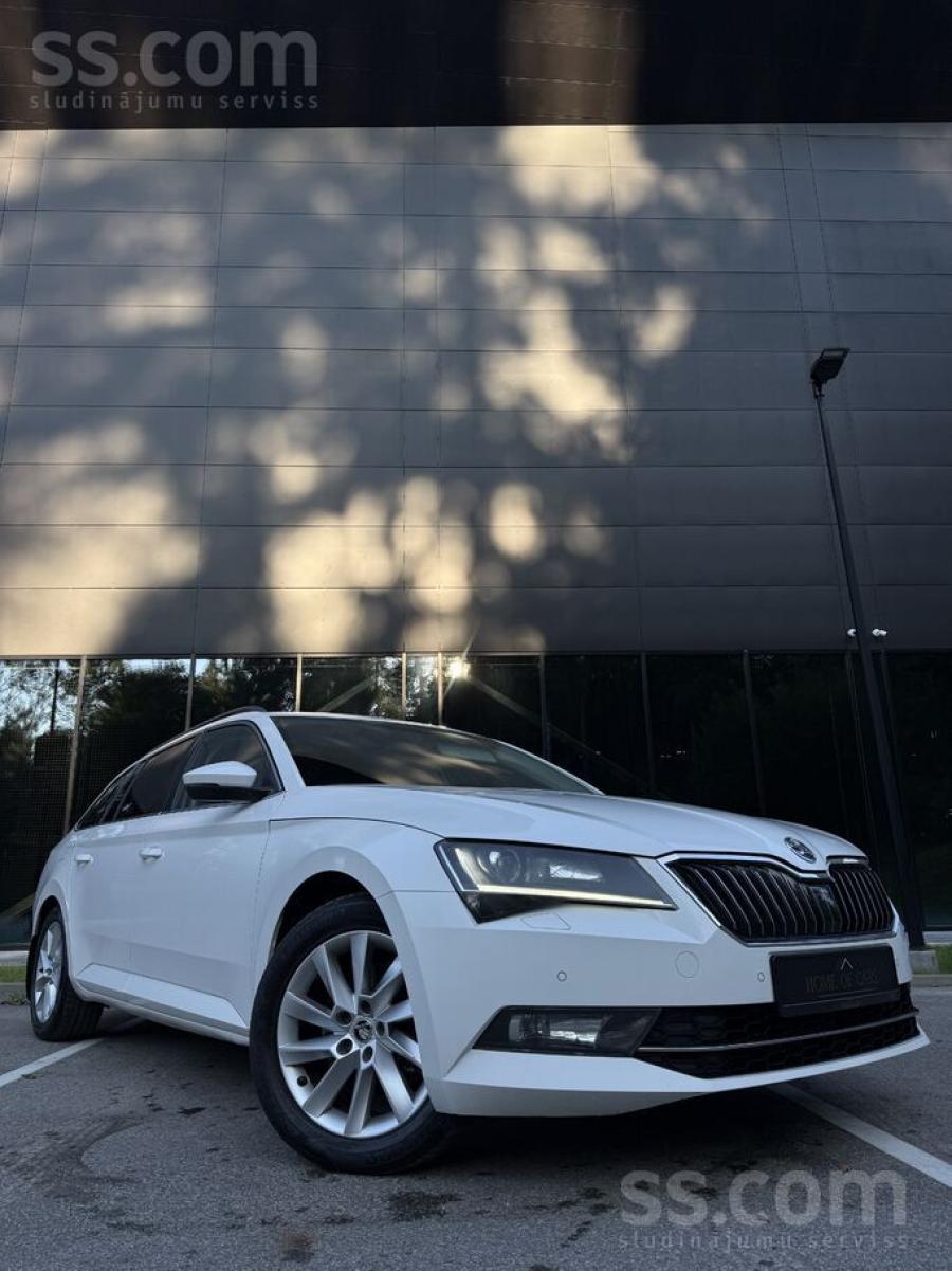 White Skoda SuperB 2018 in Riga, with an engine capacity of 2.00 L and mileage of 235 thousand km for 11990 €, photo 1 on AUTOMOTO.COM.LV