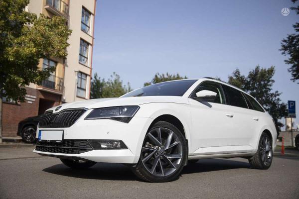 Balts Skoda SuperB 2019 Viļņa, ar dzinēja tilpumu 1.80 L un nobraukumu 89 tūkst. km par 19500 €, foto 1 vietnē AUTOMOTO.COM.LV