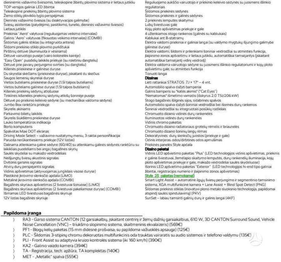 Белый Шкода Суперб 2019 в Вильнюс, объемом двигателя 1.80 л и пробегом 89 тыс. км за 19500 €, фото 14 на AUTOMOTO.COM.LV