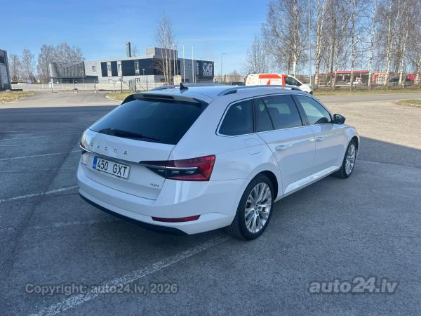 White Skoda SuperB 2019 in Tallinn, with an engine capacity of 2.00 L and mileage of 186 thousand km for 18900 €, photo 4 on AUTOMOTO.COM.LV