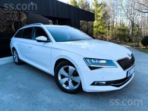 White Skoda SuperB 2019 in Cesis, with an engine capacity of 2.00 L and mileage of 179 thousand km for 15499 €, photo  on AUTOMOTO.COM.LV