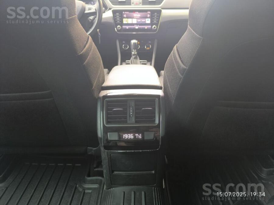 White Skoda SuperB 2019 in Cesis, with an engine capacity of 2.00 L and mileage of 179 thousand km for 15499 €, photo 15 on AUTOMOTO.COM.LV