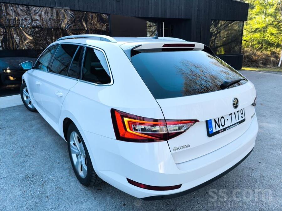 White Skoda SuperB 2019 in Cesis, with an engine capacity of 2.00 L and mileage of 179 thousand km for 15499 €, photo 18 on AUTOMOTO.COM.LV