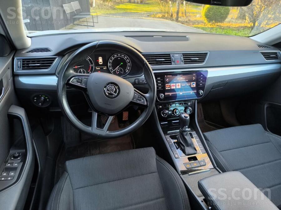 White Skoda SuperB 2019 in Cesis, with an engine capacity of 2.00 L and mileage of 179 thousand km for 15499 €, photo 25 on AUTOMOTO.COM.LV