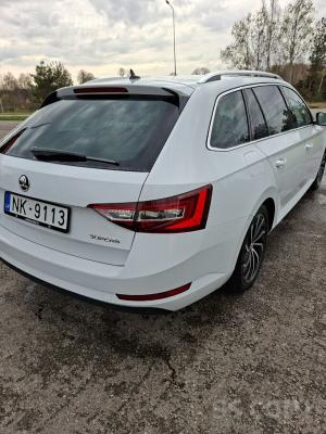 White Skoda SuperB 2019 in Daugavpils, with an engine capacity of 2.00 L and mileage of 193 thousand km for 11300 €, photo 5 on AUTOMOTO.COM.LV