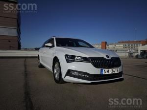 White Skoda SuperB 2019 in Riga, with an engine capacity of 2.00 L and mileage of 182 thousand km for 17399 €, photo  on AUTOMOTO.COM.LV