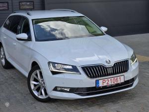 White Skoda SuperB 2019 in Vilnius, with an engine capacity of 1.97 L and mileage of 184 thousand km for 12699 €, photo 3 on AUTOMOTO.COM.LV