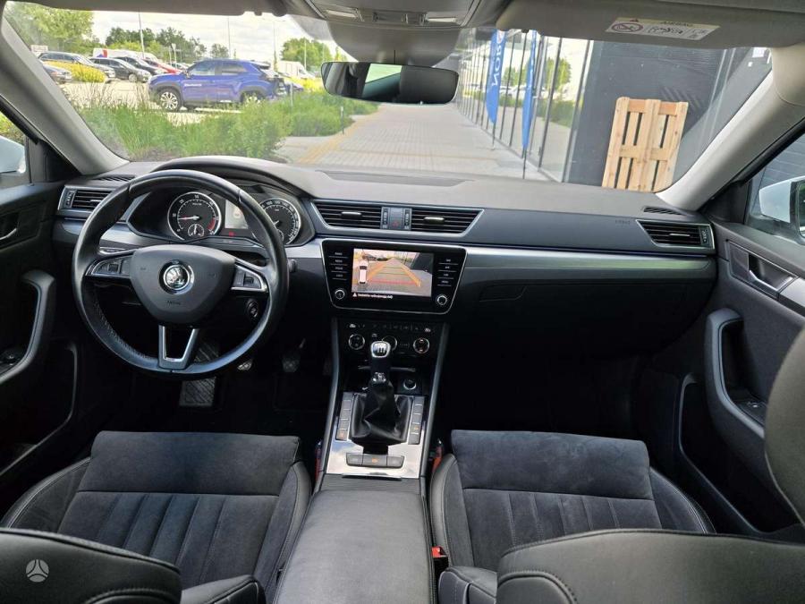 White Skoda SuperB 2019 in Vilnius, with an engine capacity of 1.97 L and mileage of 184 thousand km for 12699 €, photo 13 on AUTOMOTO.COM.LV