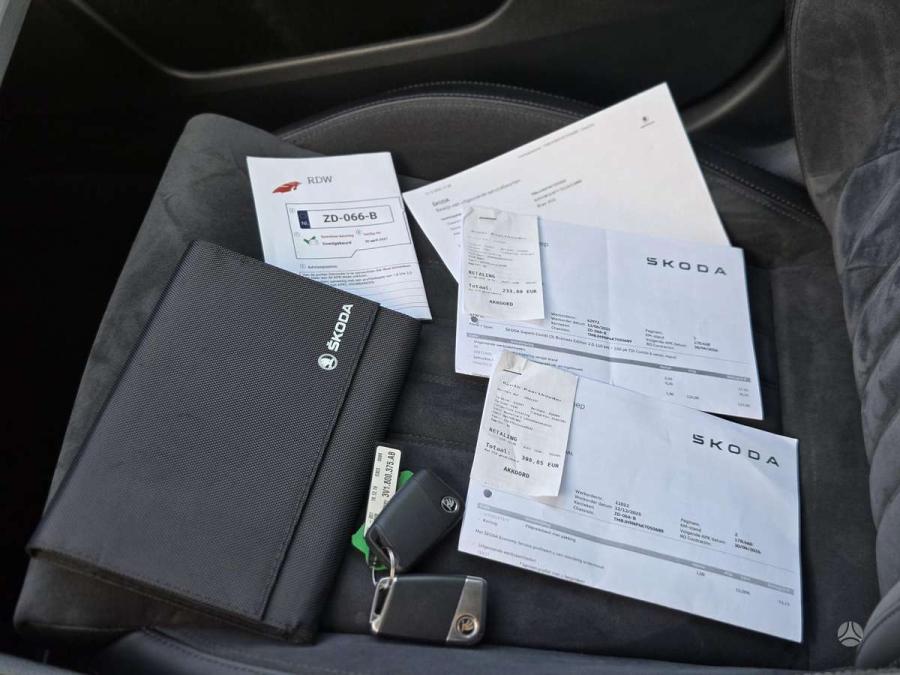 White Skoda SuperB 2019 in Vilnius, with an engine capacity of 1.97 L and mileage of 184 thousand km for 12699 €, photo 38 on AUTOMOTO.COM.LV