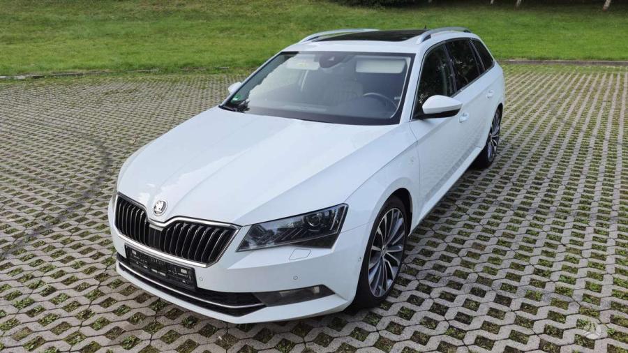 White Skoda SuperB 2019 in Vilnius, with an engine capacity of 2.00 L and mileage of 260 thousand km for 15800 €, photo 5 on AUTOMOTO.COM.LV