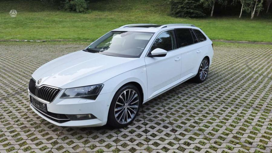 White Skoda SuperB 2019 in Vilnius, with an engine capacity of 2.00 L and mileage of 260 thousand km for 15800 €, photo 9 on AUTOMOTO.COM.LV