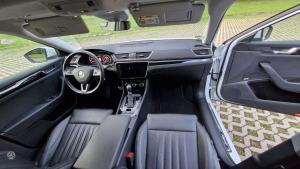 White Skoda SuperB 2019 in Vilnius, with an engine capacity of 2.00 L and mileage of 260 thousand km for 15800 €, photo 17 on AUTOMOTO.COM.LV
