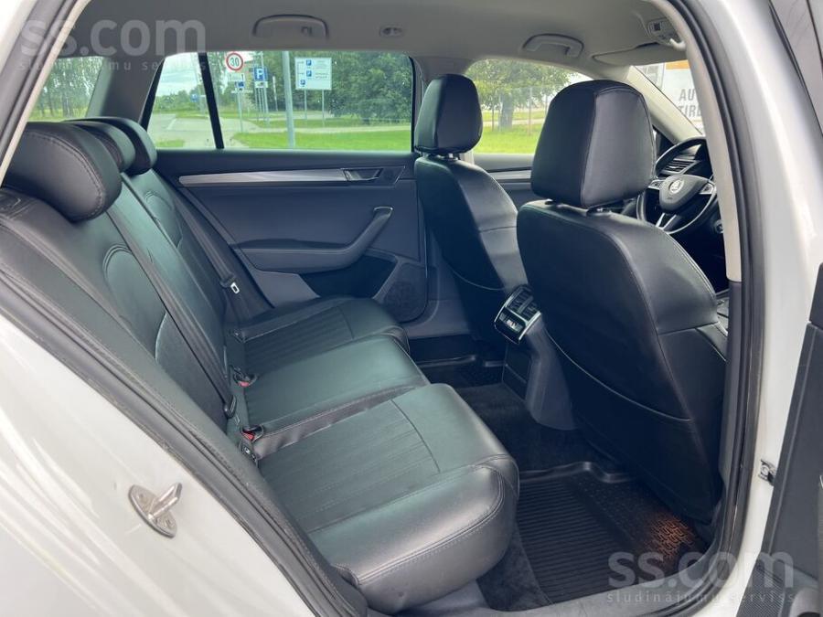 White Skoda SuperB 2019 in Limbazi, with an engine capacity of 2.00 L and mileage of 540 thousand km for 9950 €, photo 13 on AUTOMOTO.COM.LV