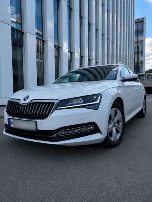 Balts Skoda SuperB 2019 Viļņa, ar dzinēja tilpumu 1.97 L un nobraukumu 214 tūkst. km par 16500 €, foto  vietnē AUTOMOTO.COM.LV