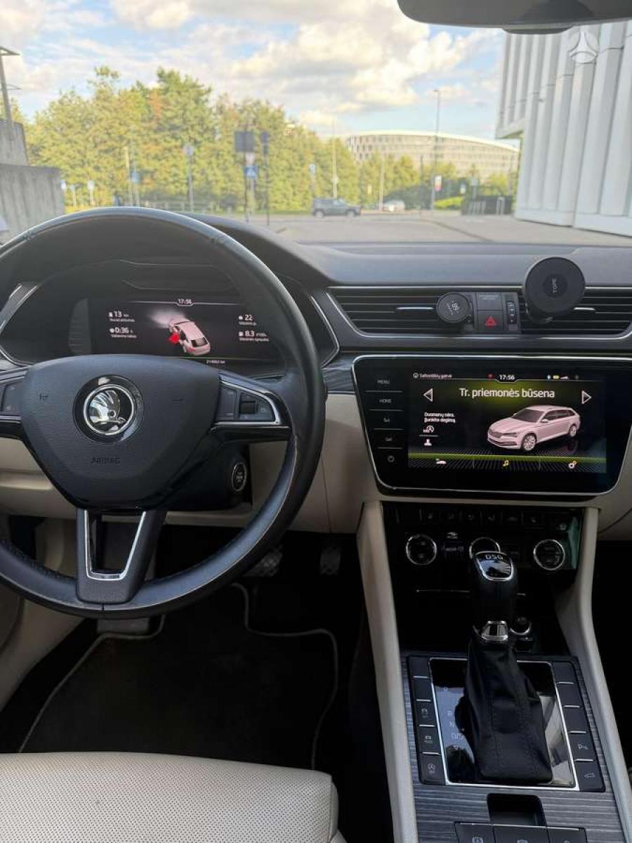Balts Skoda SuperB 2019 Viļņa, ar dzinēja tilpumu 1.97 L un nobraukumu 214 tūkst. km par 16500 €, foto 19 vietnē AUTOMOTO.COM.LV