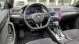 White Skoda SuperB 2019 in Vilnius, with an engine capacity of 1.97 L and mileage of 323 thousand km for 12500 €, photo 12 on AUTOMOTO.COM.LV