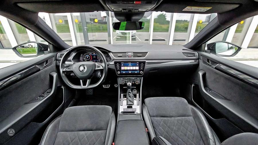 White Skoda SuperB 2019 in Vilnius, with an engine capacity of 1.97 L and mileage of 323 thousand km for 12500 €, photo 14 on AUTOMOTO.COM.LV