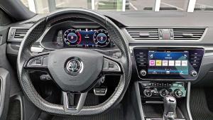 White Skoda SuperB 2019 in Vilnius, with an engine capacity of 1.97 L and mileage of 323 thousand km for 12500 €, photo 17 on AUTOMOTO.COM.LV