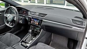 White Skoda SuperB 2019 in Vilnius, with an engine capacity of 1.97 L and mileage of 323 thousand km for 12500 €, photo 21 on AUTOMOTO.COM.LV
