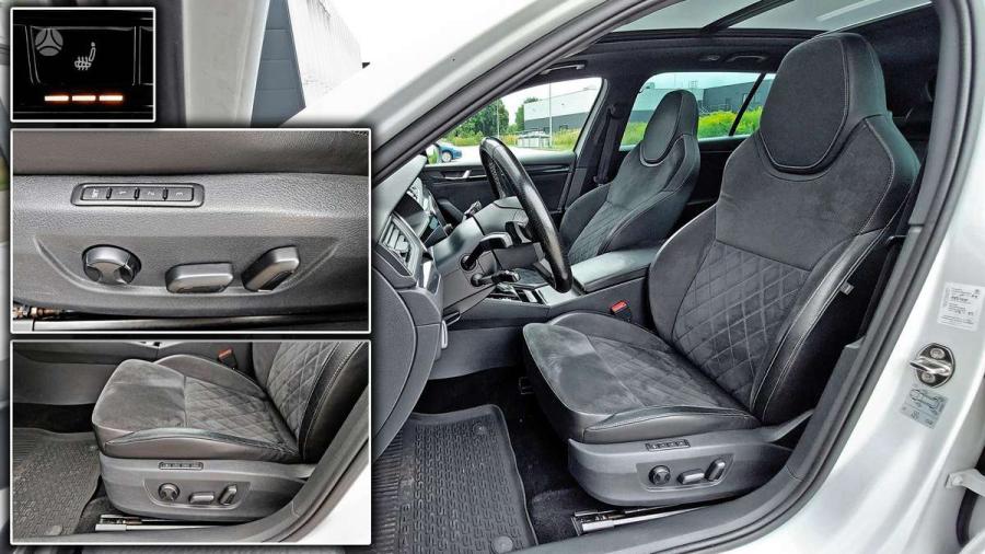 White Skoda SuperB 2019 in Vilnius, with an engine capacity of 1.97 L and mileage of 323 thousand km for 12500 €, photo 31 on AUTOMOTO.COM.LV