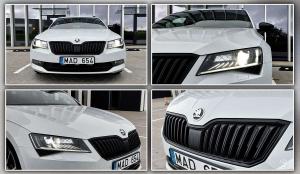 White Skoda SuperB 2019 in Vilnius, with an engine capacity of 1.97 L and mileage of 323 thousand km for 12500 €, photo 38 on AUTOMOTO.COM.LV