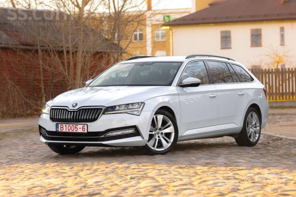 White Skoda SuperB 2020 in Jelgava, with an engine capacity of 1.40 L and mileage of 123 thousand km for 19500 €, photo 2 on AUTOMOTO.COM.LV