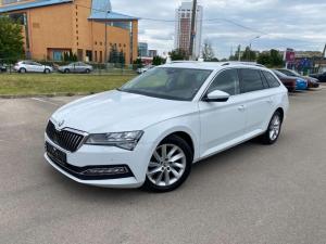 White Skoda SuperB 2020 in Riga, with an engine capacity of 2.00 L and mileage of 262 thousand km for 14950 €, photo  on AUTOMOTO.COM.LV