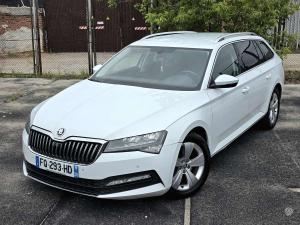 White Skoda SuperB 2020 in Vilnius, with an engine capacity of 1.97 L and mileage of 434 thousand km for 11200 €, photo 4 on AUTOMOTO.COM.LV