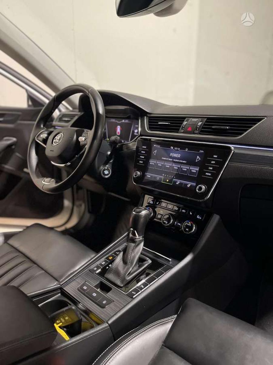 White Skoda SuperB 2020 in Klaipeda, with an engine capacity of 1.40 L and mileage of 259 thousand km for 14999 €, photo 16 on AUTOMOTO.COM.LV