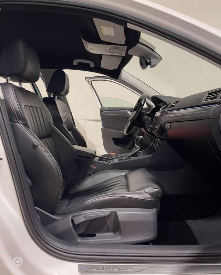 White Skoda SuperB 2020 in Klaipeda, with an engine capacity of 1.40 L and mileage of 259 thousand km for 14999 €, photo 21 on AUTOMOTO.COM.LV