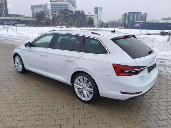 White Skoda SuperB 2021 in Vilnius, with an engine capacity of 1.40 L and mileage of 231 thousand km for 15990 €, photo 6 on AUTOMOTO.COM.LV
