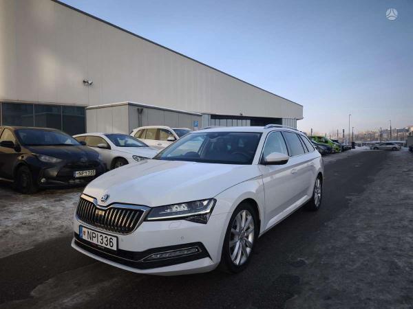 Balts Skoda SuperB 2021 Viļņa, ar dzinēja tilpumu 2.00 L un nobraukumu 209 tūkst. km par 18900 €, foto 1 vietnē AUTOMOTO.COM.LV