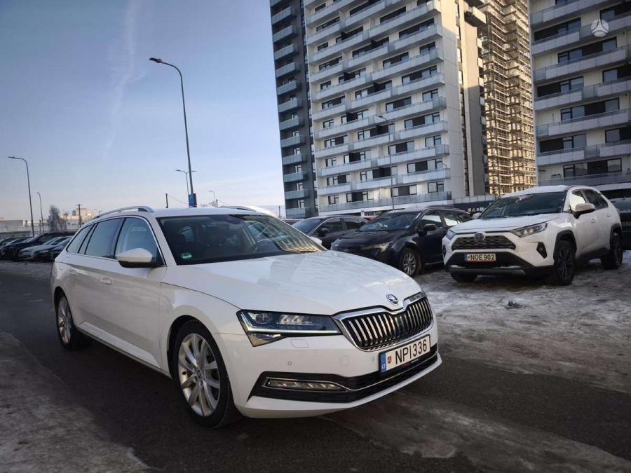 Balts Skoda SuperB 2021 Viļņa, ar dzinēja tilpumu 2.00 L un nobraukumu 209 tūkst. km par 18900 €, foto 3 vietnē AUTOMOTO.COM.LV