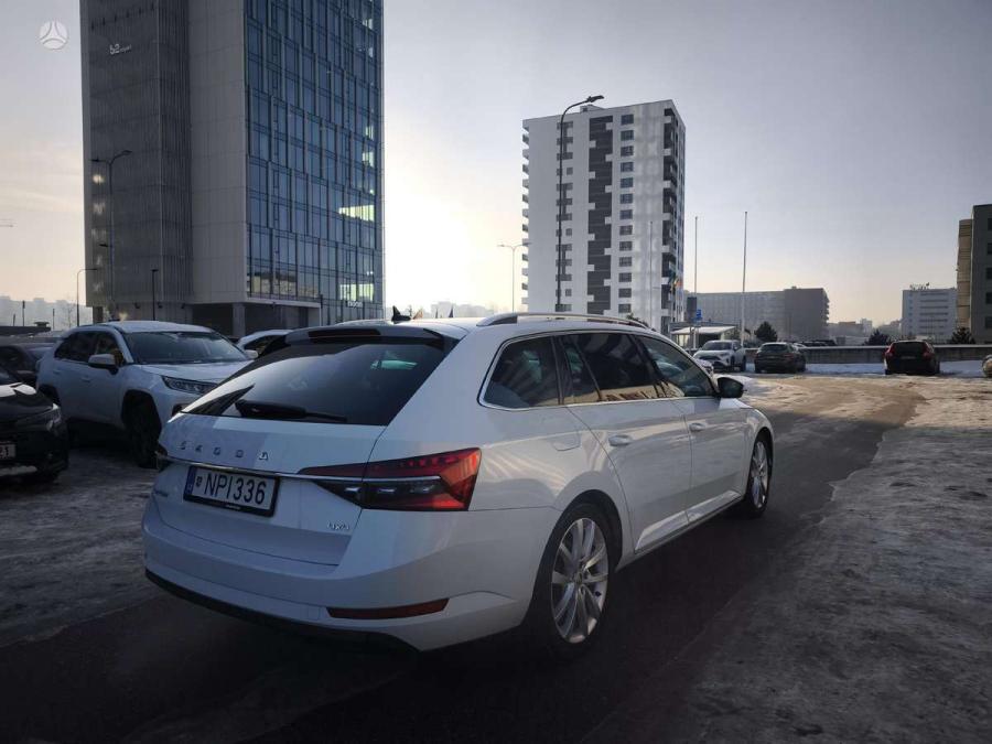 Balts Skoda SuperB 2021 Viļņa, ar dzinēja tilpumu 2.00 L un nobraukumu 209 tūkst. km par 18900 €, foto 4 vietnē AUTOMOTO.COM.LV