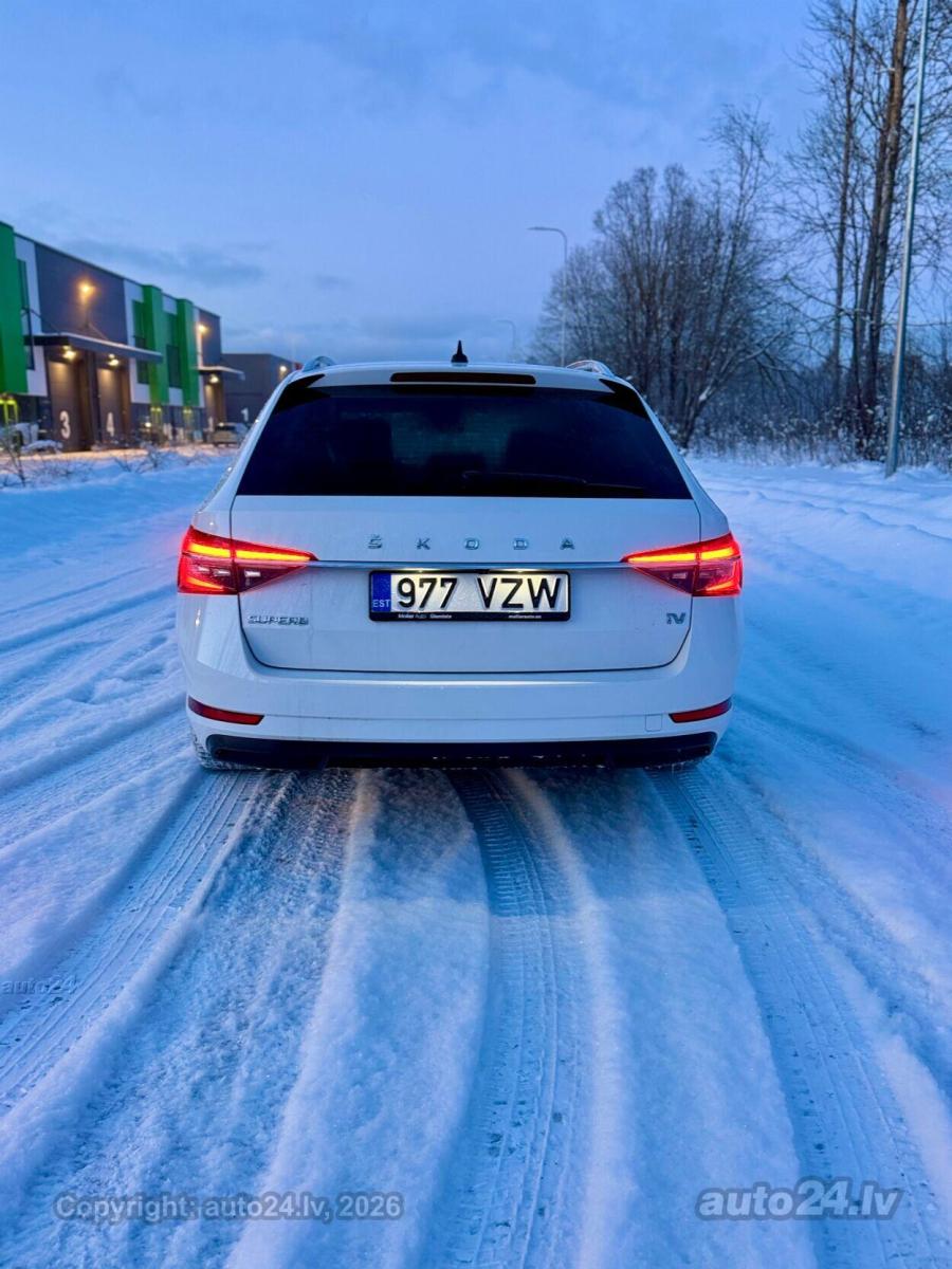 White Skoda SuperB 2021 in Tallinn, with an engine capacity of 1.40 L and mileage of 89 thousand km for 24000 €, photo 5 on AUTOMOTO.COM.LV