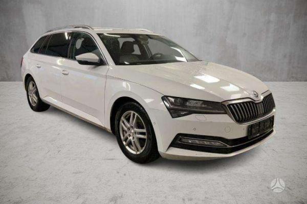 Balts Skoda SuperB 2021 Viļņa, ar dzinēja tilpumu 1.97 L un nobraukumu 279 tūkst. km par 15990 €, foto  vietnē AUTOMOTO.COM.LV