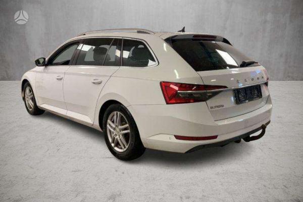 White Skoda SuperB 2021 in Vilnius, with an engine capacity of 1.97 L and mileage of 279 thousand km for 15990 €, photo 3 on AUTOMOTO.COM.LV