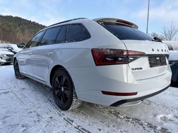 White Skoda SuperB 2021 in Vilnius, with an engine capacity of 1.40 L and mileage of 173 thousand km for 19600 €, photo 4 on AUTOMOTO.COM.LV