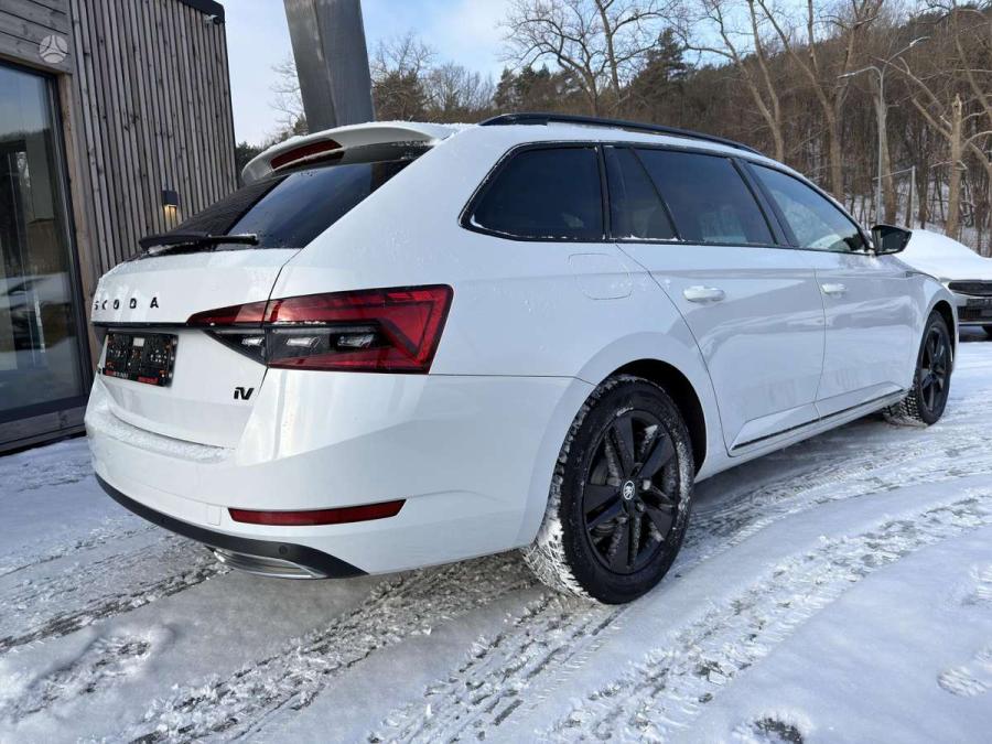 White Skoda SuperB 2021 in Vilnius, with an engine capacity of 1.40 L and mileage of 173 thousand km for 19600 €, photo 5 on AUTOMOTO.COM.LV