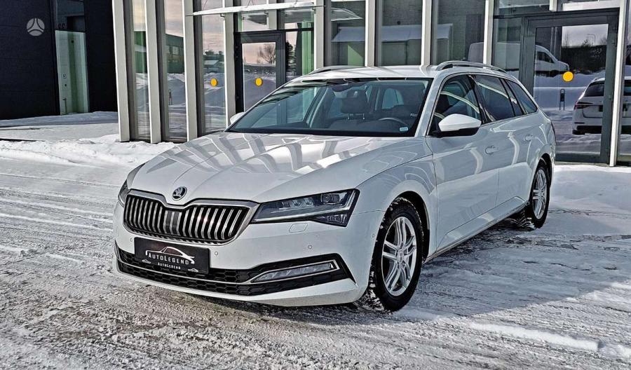 Balts Skoda SuperB 2021 Viļņa, ar dzinēja tilpumu 1.97 L un nobraukumu 279 tūkst. km par 15500 €, foto 3 vietnē AUTOMOTO.COM.LV