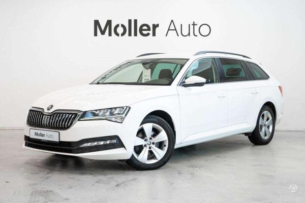 White Skoda SuperB 2021 in Vilnius, with an engine capacity of 2.00 L and mileage of 157 thousand km for 16450 €, photo 1 on AUTOMOTO.COM.LV