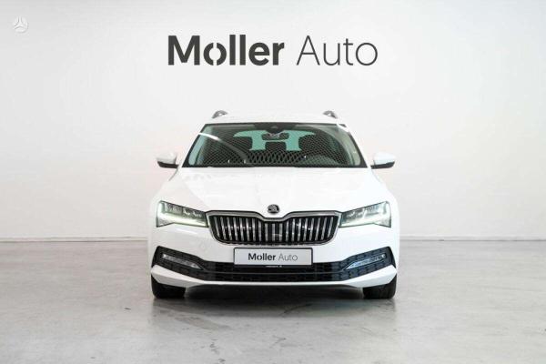 White Skoda SuperB 2021 in Vilnius, with an engine capacity of 2.00 L and mileage of 157 thousand km for 16450 €, photo 5 on AUTOMOTO.COM.LV