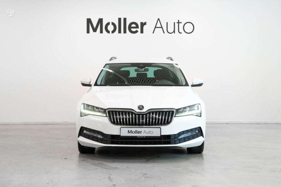 White Skoda SuperB 2021 in Vilnius, with an engine capacity of 2.00 L and mileage of 157 thousand km for 16450 €, photo 5 on AUTOMOTO.COM.LV