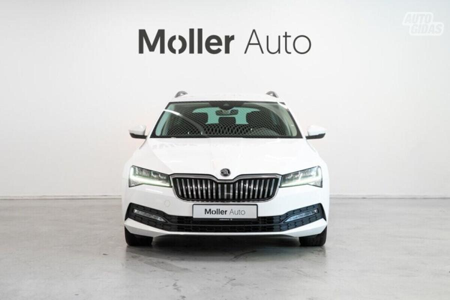 White Skoda SuperB 2021 in Vilnius, with an engine capacity of 2.00 L and mileage of 157 thousand km for 16450 €, photo 5 on AUTOMOTO.COM.LV