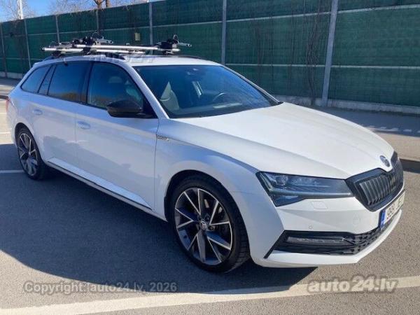 Balts Skoda SuperB 2021 Tartu, ar dzinēja tilpumu 1.40 L un nobraukumu 152 tūkst. km par 21300 €, foto  vietnē AUTOMOTO.COM.LV