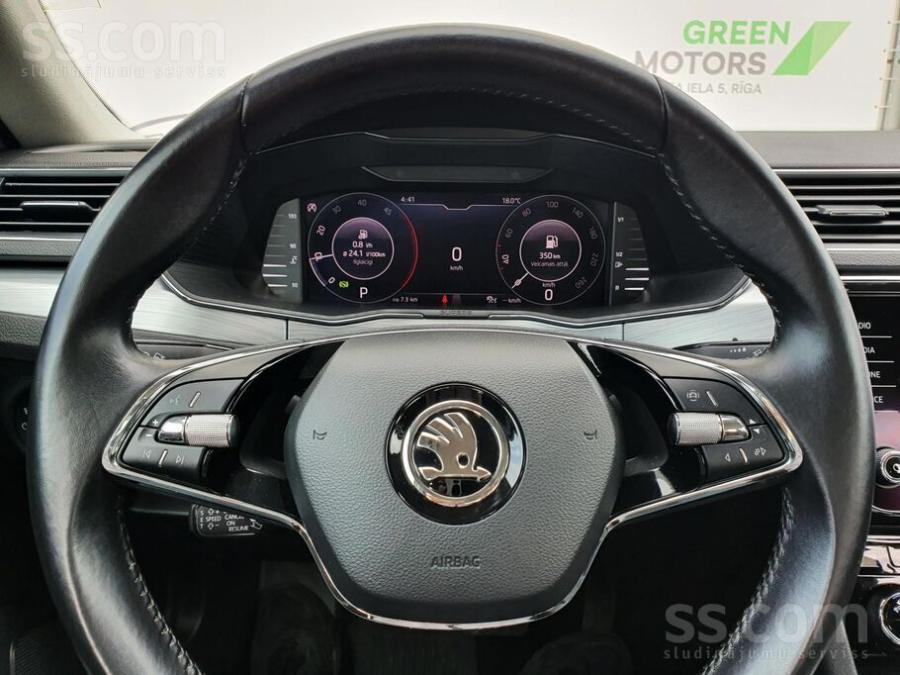 White Skoda SuperB 2021 in Riga, with an engine capacity of 2.00 L and mileage of 180 thousand km for 18500 €, photo 15 on AUTOMOTO.COM.LV